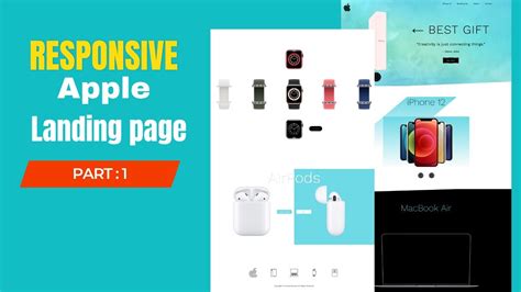 Responsive Apple Landing Page Design With Html Css And Js Apple Home