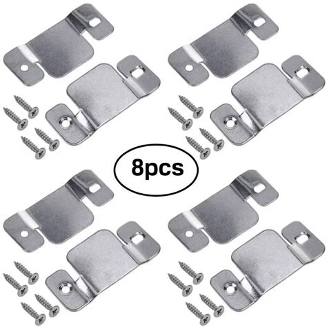 8pcs Hanging Heavy Duty Display Furniture Interlock Bracket With Screws Sectional Connector