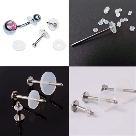 Decentraland 6pcs Clear Piercing Disc For Piercing Bump Pressure