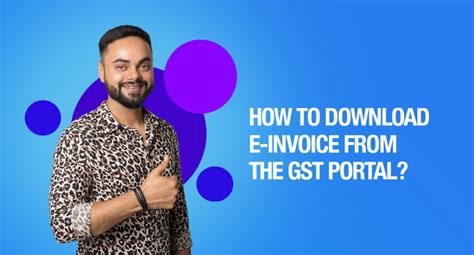 How To Download E Invoice From Gst Portal