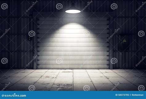 Warehouse Loading Dock Inside 3d Rendering Stock Illustration Illustration Of Cargo