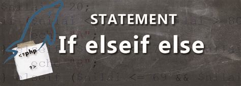 Statement If Elseif Else Php