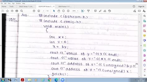 Ooptcpp Lecture 23 Pointer Void Pointer Pointer To Array