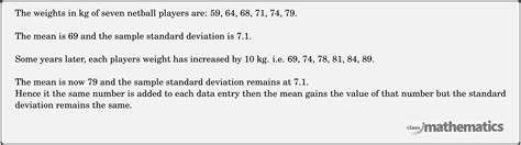 Comparing Distributions Maths Standard Year 11 Nsw