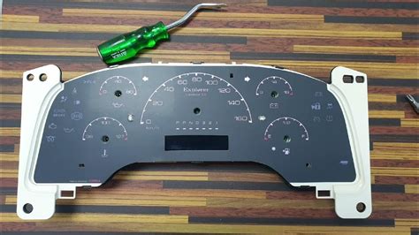 익스프레스밴 키로미터 계기판필름으로 교체 Youtube