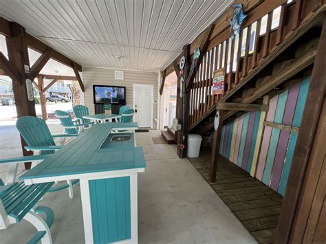 Beach Bums Paradise 8008 3 Bdrm 2 Bath Raised Beach House Homeowners At Ocean Lakes