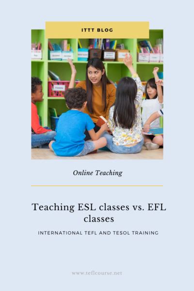 Teaching Esl Classes Vs Efl Classes Ittt Tefl Blog