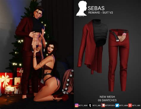 Sebas Suit Remake Set V2 Explicit Clothing Loverslab