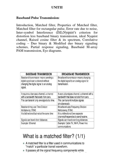 Base Band Transmission Pdf Sampling Signal Processing Signal Processing