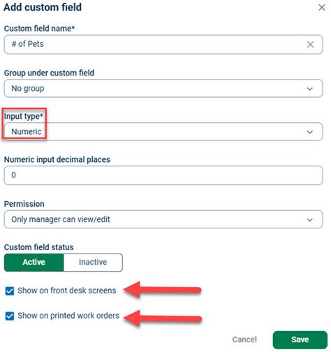 Product Update Custom Fields Staff Help Site