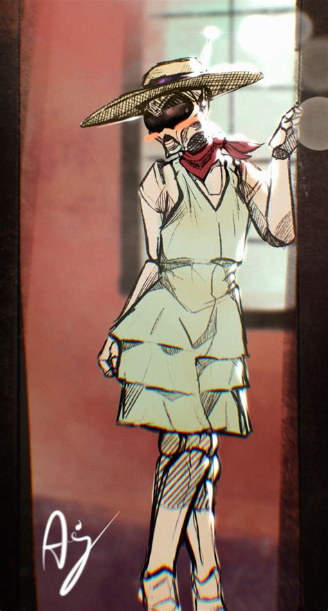 Rule 34 1girls Applesauce Jack Bandana Bandana On Neck Blush Clothed Clothing Cute Doorway