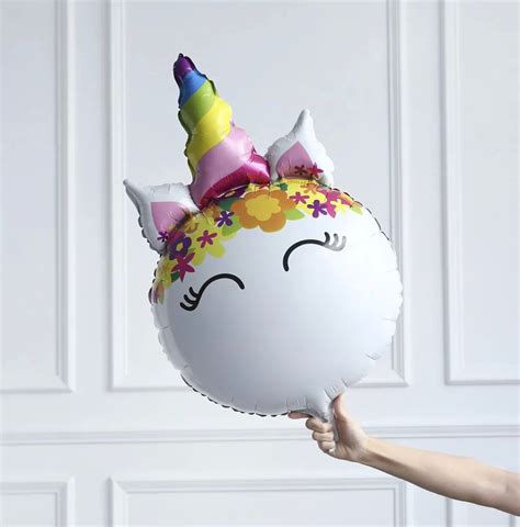 Rainbow Unicorn Foil Diy Balloon Sculpture Kit Birthday Number