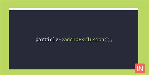 Exclude Model Entities From Eloquent With The Laravel Exclusions Package Laravel News