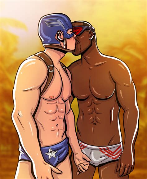 Rule 34 2boys Bulge Captain America Caucasian Caucasian Male Crotch