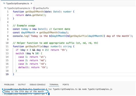 How To Get The Day Of The Month In Typescript 5 Practical Methods