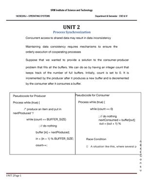 CSC J Operating Systems LAB Manual Ver CSC J Operating Systems Lab CSC J