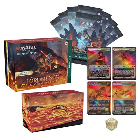 Magic The Gathering The Lord Of The Rings Tales Of Middle Earth Bundle 8 Set Boosters
