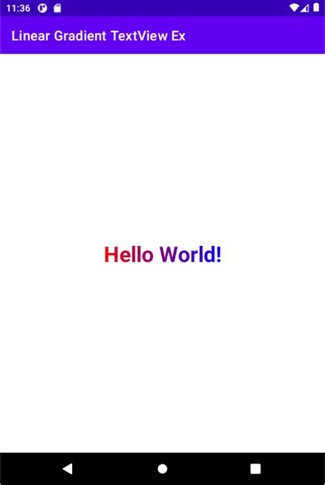 안드로이드 개발 팁 8 Textview에 Linear Gradient Color 적용하기 — Steemit