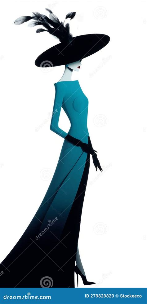 Create Tex Avery Style Image Of Christy Turlington In Blue Dress And
