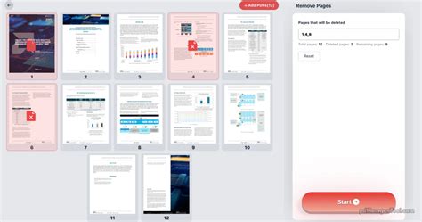 删除pdf页面 ｜ 免费 在线
