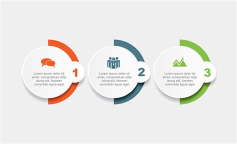 데이터에 대한 장소가 있는 인포그래픽 디자인 템플릿입니다 벡터 그림입니다 3에 대한 스톡 벡터 아트 및 기타 이미지 3 3