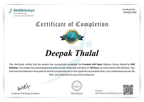 Deepak Thalal On Linkedin React Frontenddevelopment Learningjourney Skillshikshya