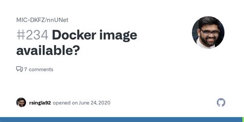 Docker Image Available Issue MIC DKFZ NnUNet GitHub