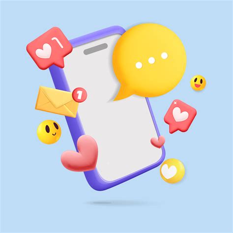 Social Media Network Communication Application For Marketing Time Wed