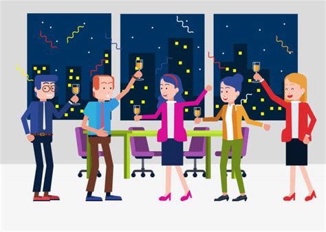 2 400 Office Party Stock Illustrations Royalty Free Vector Graphics