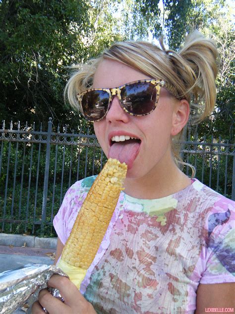 Celebs Eating Lexi Belle