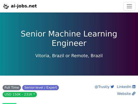 Hiring Senior Machine Learning Engineer Remote Raimljobs