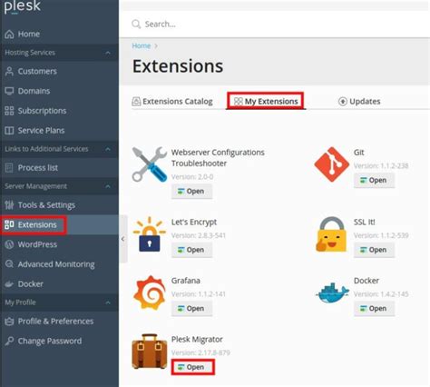 How To Migrate Between Servers From Cpanel To Plesk With Plesk Migrator Id Support
