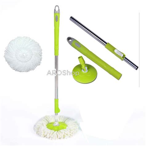 ไม้ม็อบแสตนเลส ผ้าถูพื้น ไม้ยาวกว่าทุกรุ่น ยาวถึง 120 ซม แข็งแรงกว่า ใช้กับชุดถังถูพื้นแบบปั่น