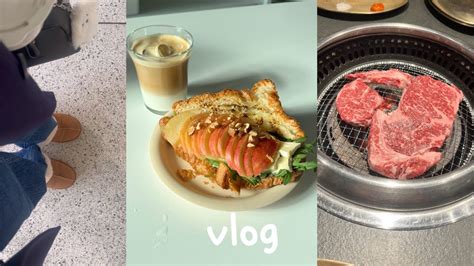 Cc Vlogㅣ직장인브이로그ㅣ집밥일기당근라페샌드위치김치우동전골 제육볶음 브리애플샌드위치ㅣ연말모임 한우맛집 육목원ㅣ그릭요거트 만들기ㅣ집순이일상 Youtube