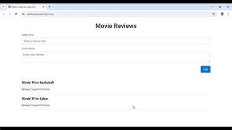 movie review html css javascript nxtwave htmlcssjavascript youtube anilcoding viral