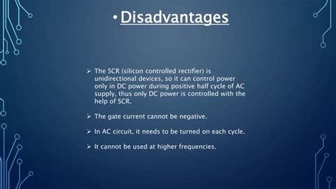 Silicon Controlled Rectifier Scr Pptx Operating Systems Computer Software And Applications