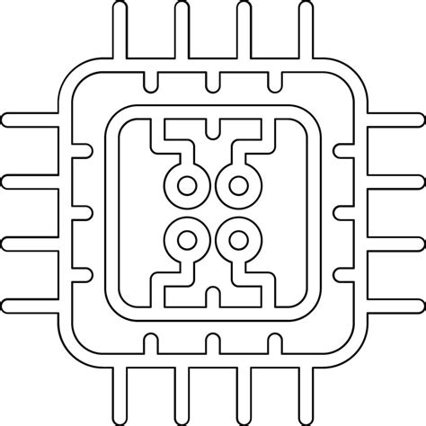 Cpu Vector Icon 37298983 Vector Art At Vecteezy