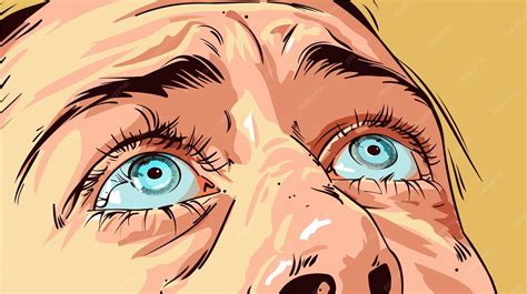 Dynamic Blinking Eye Animation With Expressive Face Of A Person Premium Ai Generated Vector