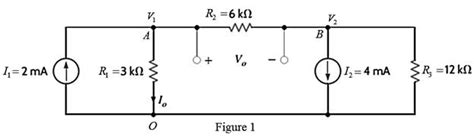 find both i o and v o in the network in fig p3 2 using nodal analysis