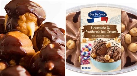 Lidl Is Doing A New Chocolate Profiterole Ice Cream With Mini Choux Buns Proper Manchester