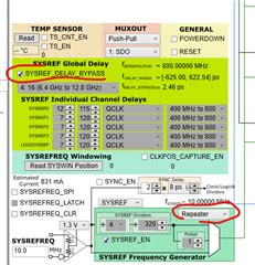 LMX SYSREF Repeater Mode And TICS Pro Clock Timing Forum Clock Timing TI E E