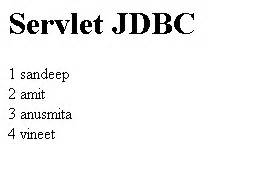 How To Connect To MySql Database From Servlet