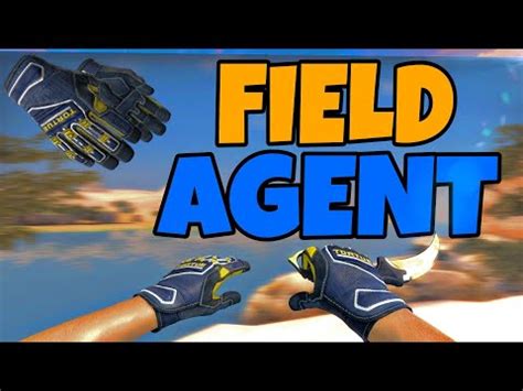 CS GO SKIN PACK SPECIALIST GLOVES FIELD AGENT FOR CS Chrome Effect YouTube