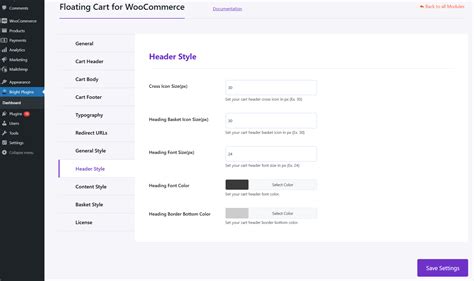 How Can I Customize The Header And Content Styles Of My Floating Cart Bright Plugins How Can I Customize The Header And Content Styles Of My Floating Cart Bright Plugins