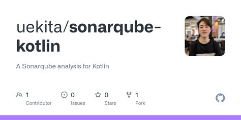 Github Uekitasonarqube Kotlin A Sonarqube Analysis For Kotlin