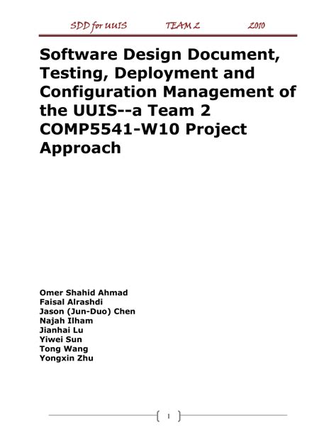 System Design Document For Web Application