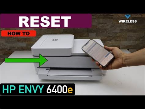 HP Envy Pro Reset Restore Factory Default Setting OFF