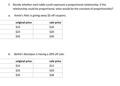 Solved 5 Decide Whether Each Table Could Represent A