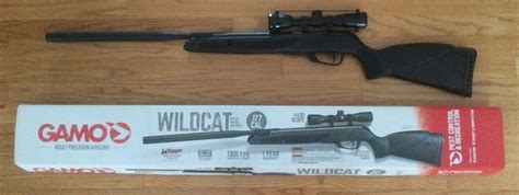 Gamo Wildcat Whisper 177 Cal Pellet W 4x32mm Scope Air Rifle