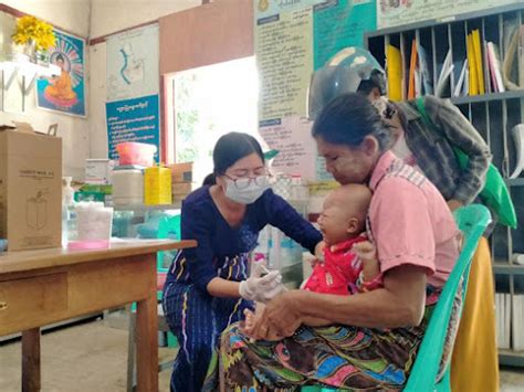 စဉ့်ကူးမြို့နယ်တွင် အသက် ၂ လမှ တစ်နှစ်ခွဲအရွယ် ကလေးငယ်များနှင့် ကိုယ်ဝန်ဆောင်မိခင်များအား လစဉ